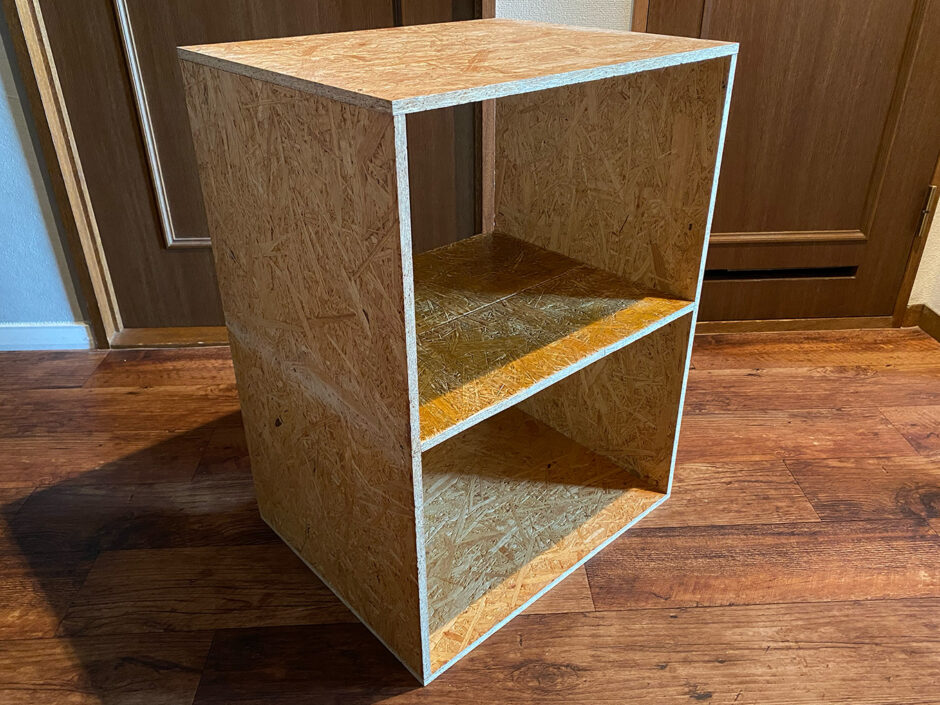 OSB合板でレコード棚をDIY！薄い板で棚を作る時のポイントを解説 - Chocori’s DIY